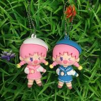 China Offset Printing Pvc Figures Anime Design 3D Cute Car Key Holder 20mm-99mm for sale