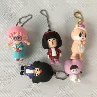 China Offset Printing Pvc Figures Anime Design 3D Cute Car Key Holder 20mm-99mm for sale