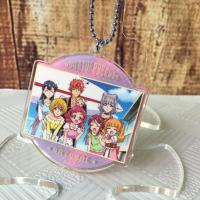 China Custom Design Factory High Quality Double Resin Epoxy Acrylic Plastic Keychain Charm in China for sale