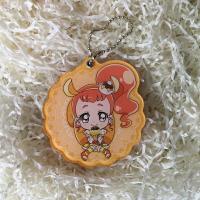 China Clear Acrylic Keychain Custom with Epoxy Glitter Anime Acrylic Charms Keychain;Cartoon Character Acrylic Keychain for sale