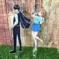 China Clear Acrylic Keychain Custom with Epoxy Glitter Anime Acrylic Charms Keychain;Cartoon Character Acrylic Keychain for sale