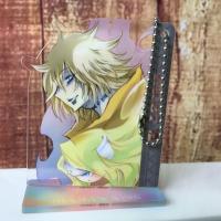 China Digital Printing Glitter Epoxy Keychain Comics Fans Gifts for sale