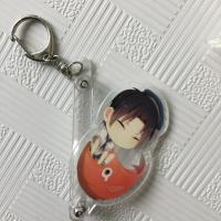 China Eco Friendly Anime Acrylic Keychain Promotional Plastic Keyrings UV Offset Printing for sale