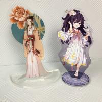 China Holographic Anime Acrylic Standee 10cm 4 Color Printed ROHS Approved for sale