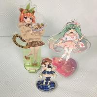China Custom Acrylic Standee Display Stand Cartoon Figure Acrylic Standee; CNC cut Acrylic stand with offset printing for sale