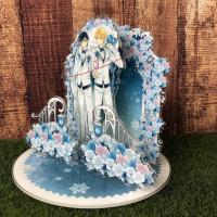 China Offset Print Anime Acrylic Standee Cute Tabletop Standee CNC Cutting for sale