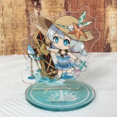 China hot sale CMYK Print Acrylic Display Stand , Customized CNC cutting acrylic Standee with logo/cartoon character printed for sale