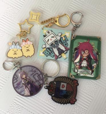 China High Definition Holographic Acrylic Charms , Cartoon Character Charms for sale