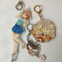 China CMCK Printed Anime Acrylic Charms Greaseproof Cartoon Ornaments for sale