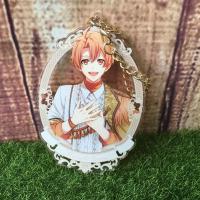 China Wear Resistant Anime Acrylic Keychain Custom Acrylic Keyrings 3mm Thickness for sale