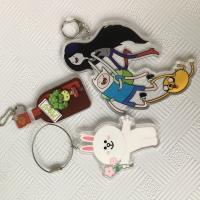 China CNC Cut Anime Acrylic Charms UV Printing Attractive Personalized Custom Shaped for sale