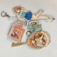 China OEM ODM Acrylic Anime Keychain Display With Color Fadeless for sale