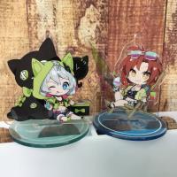 China CMYK UV Print Acrylic Standee CNC Cut Acrylic Display Board Anime Character Printed for sale