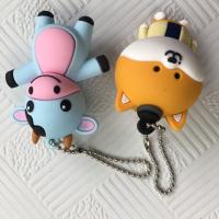 China Personalized Cute PVC Anime Figures Keychain Charm Accessories for sale