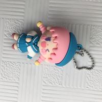 China Printed Harmless Clean PVC Anime Figures Key Ring Pendant Ornaments Party Gifts for sale