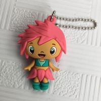 China Printed Harmless Clean PVC Anime Figures Key Ring Pendant Ornaments Party Gifts for sale