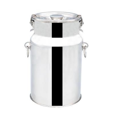 China 15L Mini-capacity Food grade 304 Stainless steel 0.8mm Thickness milk can for sale