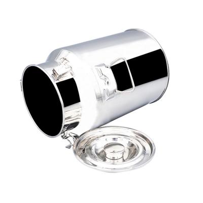 China 30L Soybean Soaking Milk Cooler Tank Stainless Steel Bucket Farm Sealed Milk Cans for sale