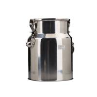 China Double Layer 5L 304 Stainless Steel Milk Can For Dairy Farms for sale