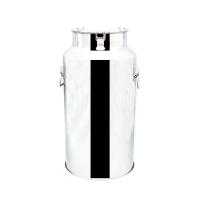China SS304 40 Litre Stainless Steel Milk Can Silver Colour For Transport for sale