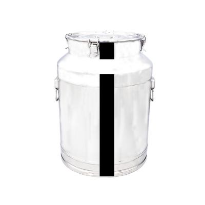 China Mirror Polishing 40ltr Stainless Steel Peanut Butter Farm Sealed Milk Can for sale