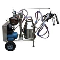 China Single Bucket 220v Cow Milking Machine 89*72*102cm for sale