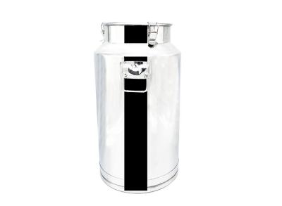 China Corrosion Resistant 201 Stainless Milk Bucket With Lid 50L Large Capacity for sale