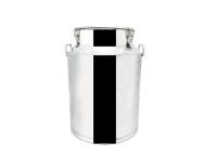 China 50L Sliver Colour Cow Used 304 Stainless Steel Transport Milk Cans for sale