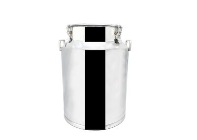 China 50L Sliver Colour Cow Used 304 Stainless Steel Transport Milk Cans for sale