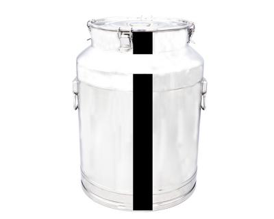 China Large Capacity SS304 50 Litre Milk Can Corrosion Resistance SS Food Container for sale