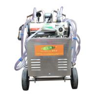 China Gas Pulsation 1.1KW Electric Goat Milking Machine With Removble Bucket for sale