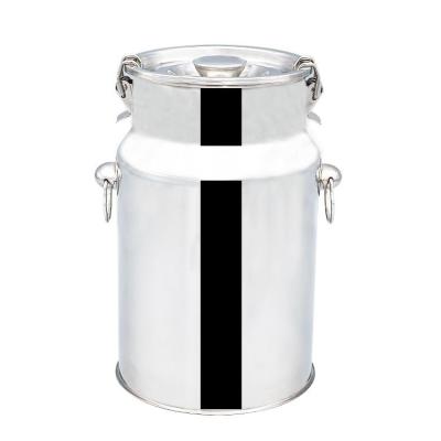 China dairy equipment hot sell convenience 20l 304 stainless steel milk can for sale