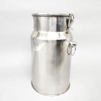 China Mini 7 Litres capacity Hygienic material No magnetic Stainless Steel milk can for sale
