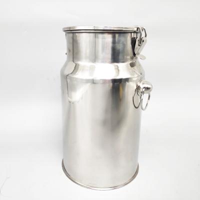 China Mini 7 Litres capacity Hygienic material No magnetic Stainless Steel milk can for sale