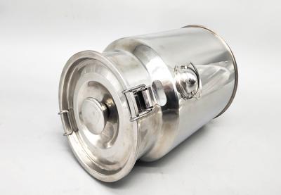 China Mini  7 Litres Reusable food containers Silver colour Stainless Steel milk can for sale