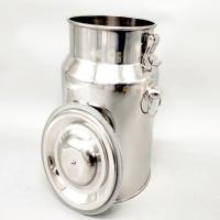 China Mini  8 Litres Raw milk storage No odor  Stainless Steel milk can for sale