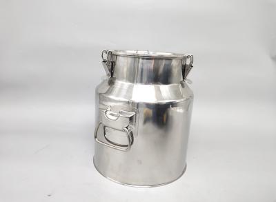 China Sealed bucket 14 Litres Restaurant food container 201 Stainless Steel milk can for sale