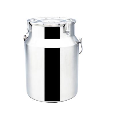 China Wine Farm Storage Use Stainless Steel Milk Container with lid 11 Litre for sale