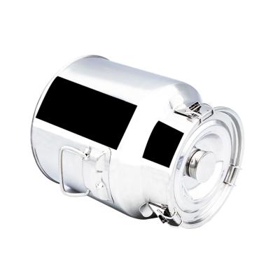China Polished 11L Stainless Steel Milk Can sanitary For Storaging for sale