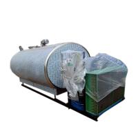 China SS304 3000L Milk Cooling Tank Milk Storage Tank R22 Refrigerants for sale