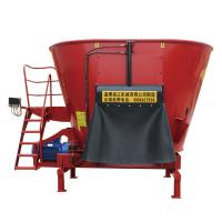 China Serrated sector Blade TMR Mixer Machine Vertical 8 Cbm Cow Feed Mixer for sale