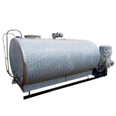 China Agitator Speed 36r/Min 1000 Litre Milk Tank For Raw Milk Cooling for sale