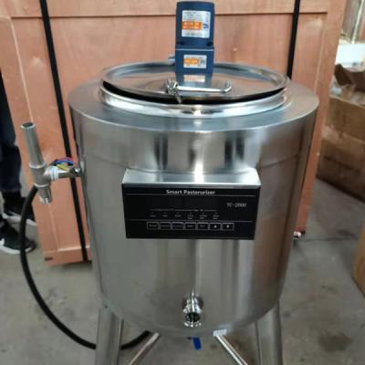 China 30 Litre And 50 Litre Pasteurization Machine For Milk Beer Juicer for sale