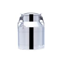 China 20L fruit juice store bucket carrying ladle stainless steel milk can for sale