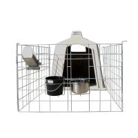 China Acid Resistance Height 183cm Plastic Calf Shelters With Galvanized Net for sale