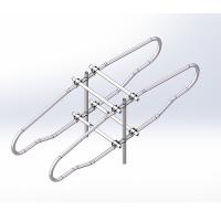 China Hot Galvanized Free Stall Barn ISO9001 Free Stall Loops for sale