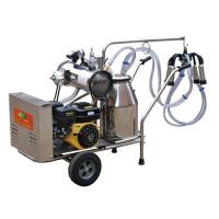 China Mechanical 25Ltr Cow Milking Equipment Gasoline Engine Portable Milker Vacuum Pump for sale
