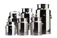 China Food Grade Material 316L Steel Milk Container With Lid Bucket Pail for sale