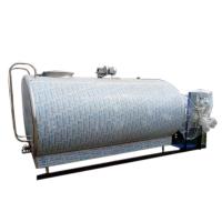 China SUS304 Stainless Steel Milk Cooling Tank 500 ltr Customized Milk Juice Chiller for sale