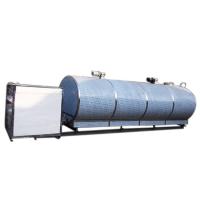 China Corrosion Resistance 8000L Stainless Steel Milk Cooler with Food Grade Material for sale